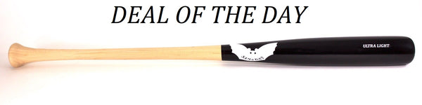Sam Bat - Ultra Light - All Black (White) - Maple Wood Baseball Bat ...
